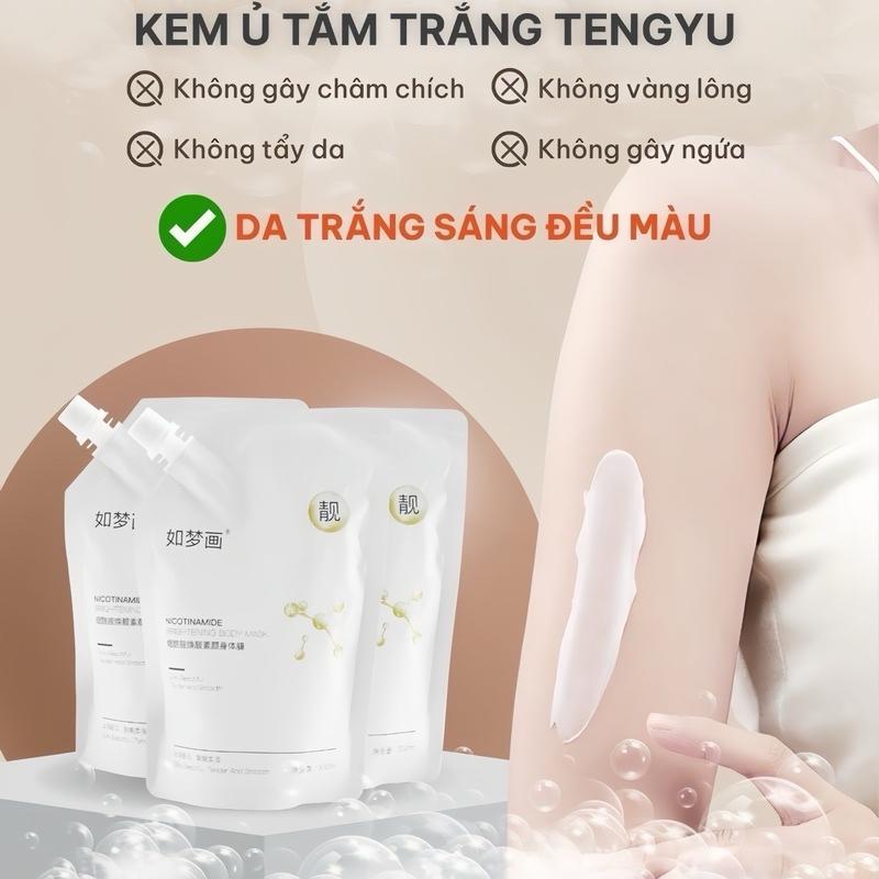 Ủ tắm hỗ trợ sáng da body (Ru Meng Hua) + bột Niacinamide DUF - TikTok ...
