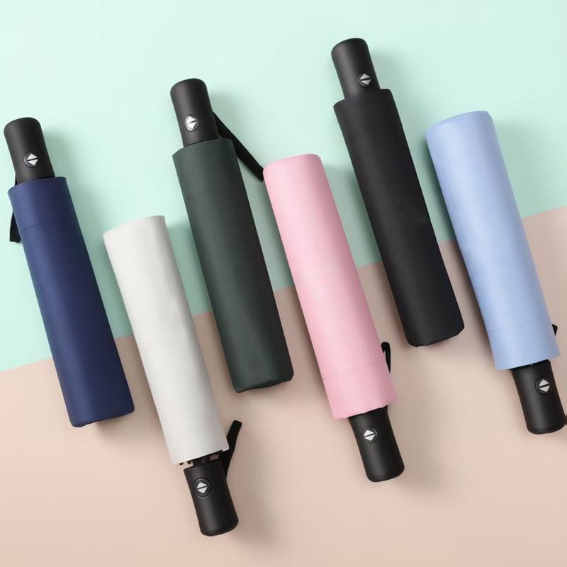 Dual-Use Automatic Folding Umbrella One click opening and closing fully ...