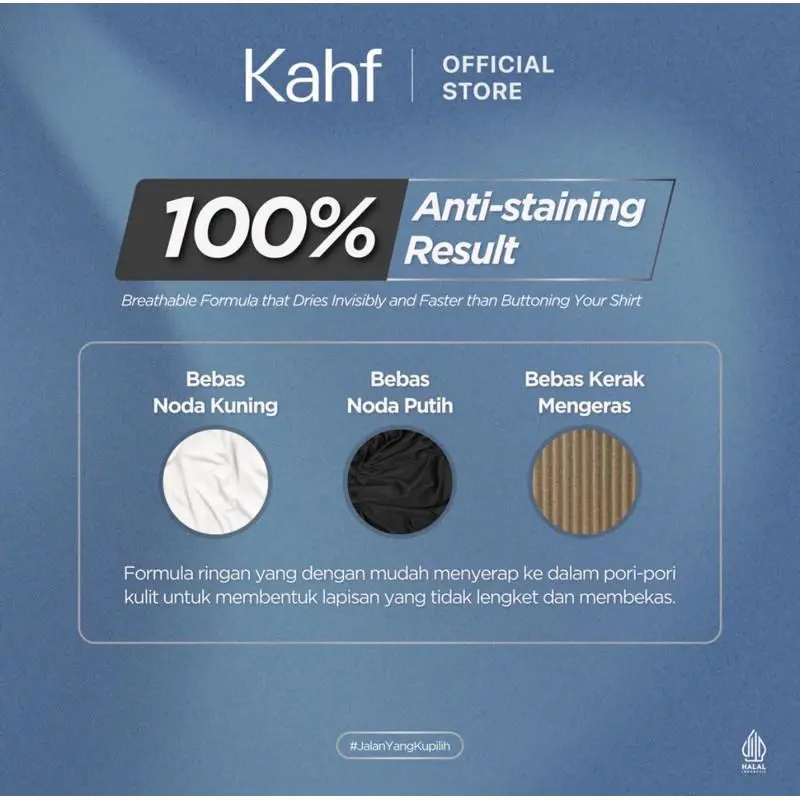 Kahf Antiperspirant Deodorant Roll On 45 ml Bau Ketiak Kering Tubuh ...