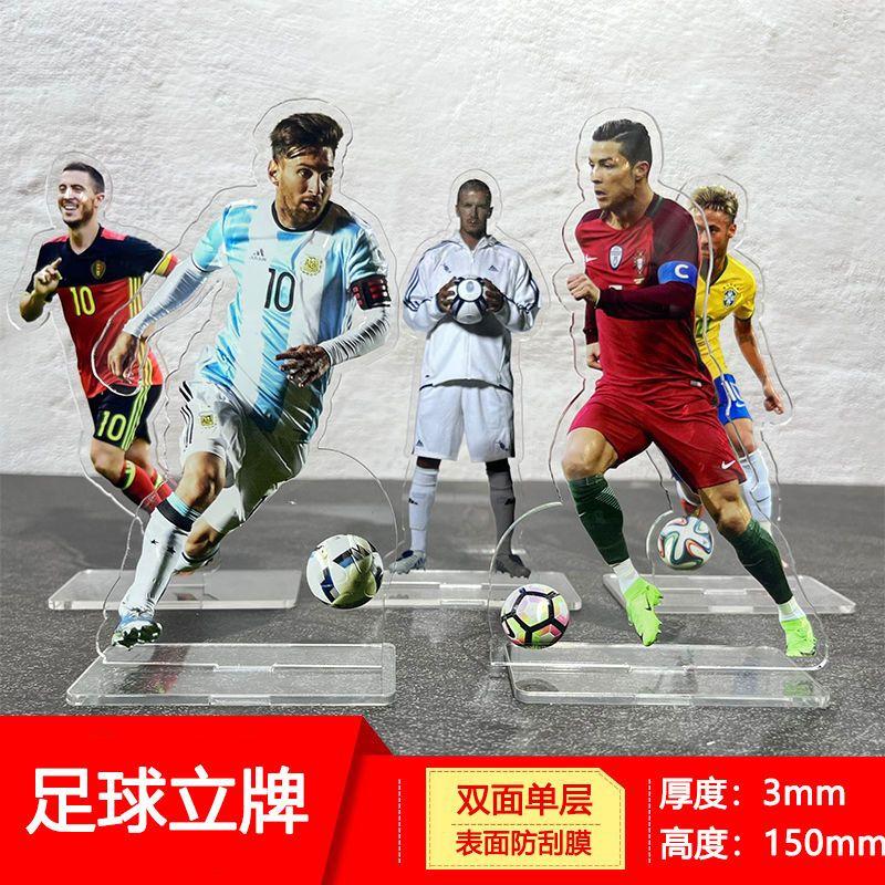 Patung Standee Pemain Bola Sepak, Cristiano Ronaldo, Lionel Messi ...