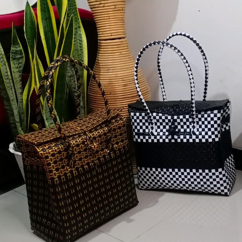 Tas koper murah/Tas tutup piknik/Tas belanja Anyaman Plastik - Shop ...