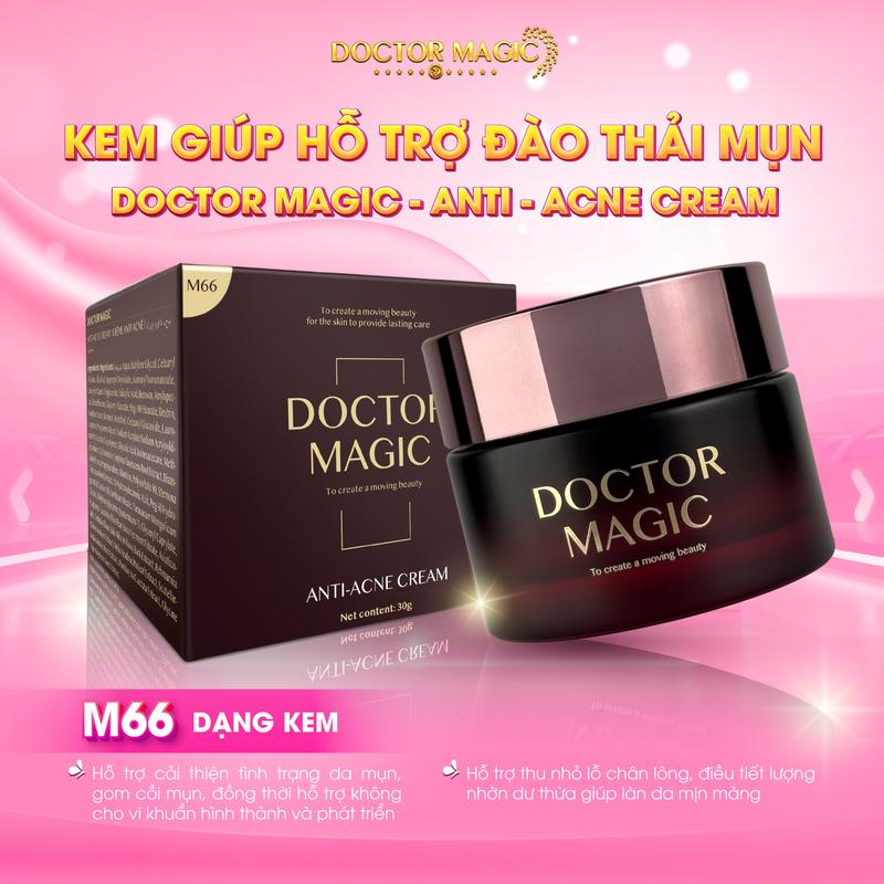 M66 - Kem Giúp Hỗ Trợ Đào Thải Mụn Doctor Magic - Anti-Acne Cream ...