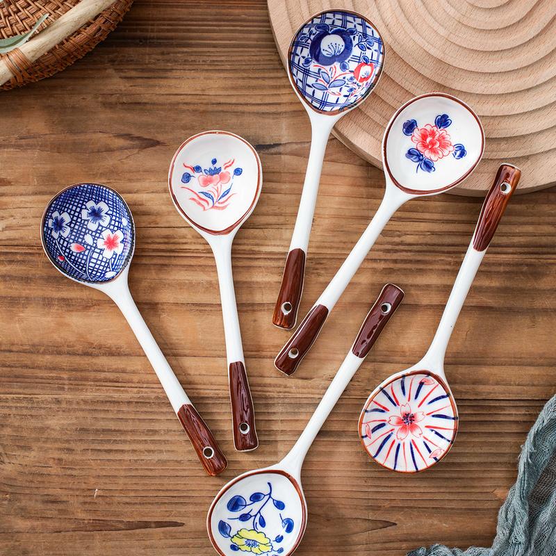 Sendok Sup Keramik Sendok Korea Lucu - Shop | Tokopedia
