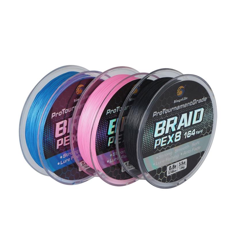 Bingolife ProTournamentGrade Anti-Fade PEX8 Braid Line Lure Fishing ...
