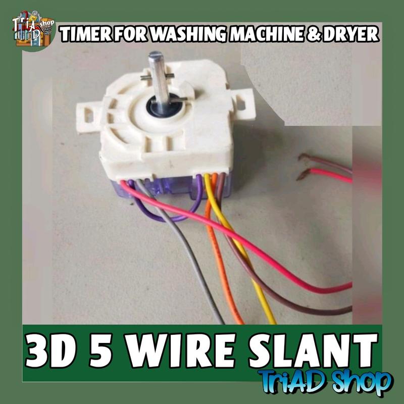Washing Machine Timer 3D Slant 5 Wires - TikTok Shop Philippines
