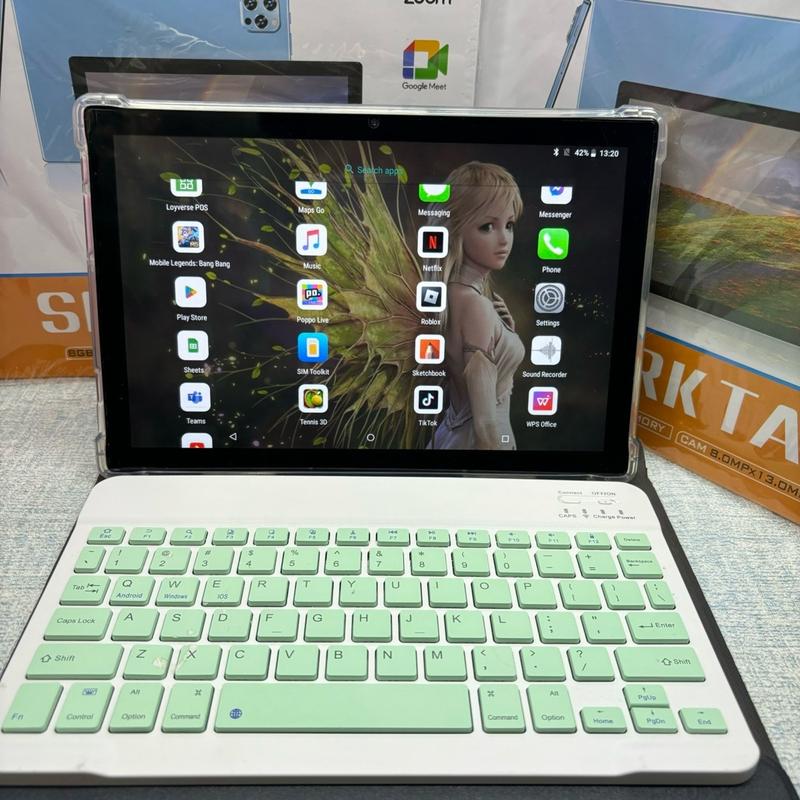 Spark tablet 10 inches Tablet 256GB with Bluetooth Keyboard Android ...
