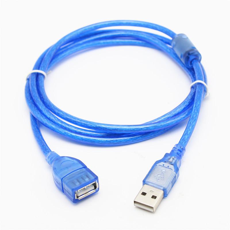 All Copper USB cable 100cm Transparent Blue USB Extension Data - TikTok ...