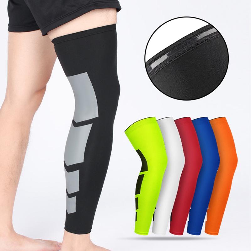 1Pc Sports Full Length Leg Compression Sleeves Basketball Knee - TikTok ...