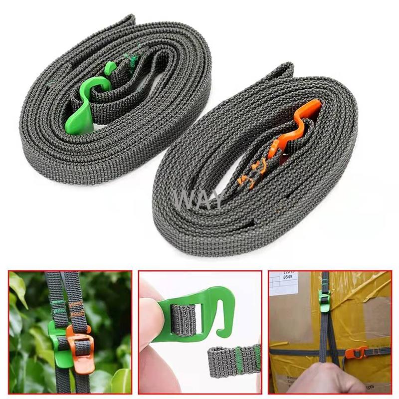200CM Load 125kg Durable Nylon Cargo Tie Down Luggage Lash Belt ...