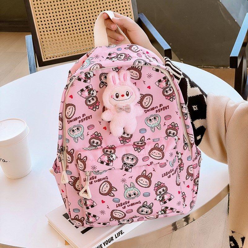 2025 Children's Backpack New Cartoon Cute Labubu Doll Kindergarten ...