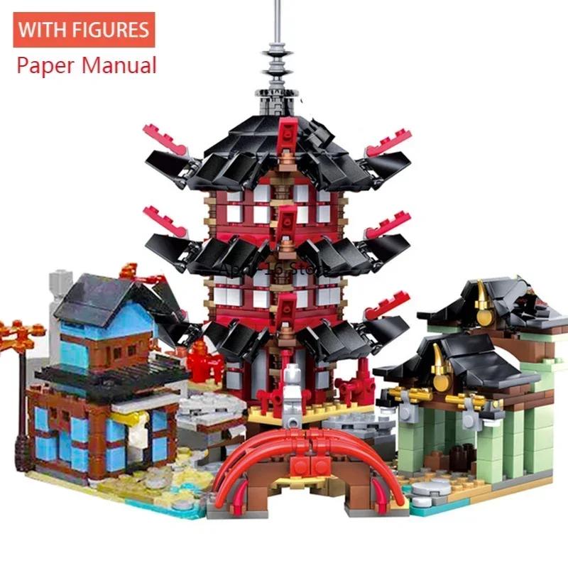 Nin City Sets Airjitzu Temple 737+pcs DIY Building Block Birthday Gifts ...
