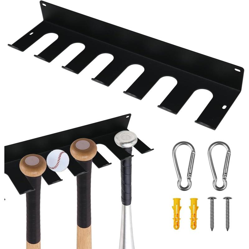 Baseball Bat Holder Rack Metal Baseball Softball Bat Hanger Racks Caddy ...