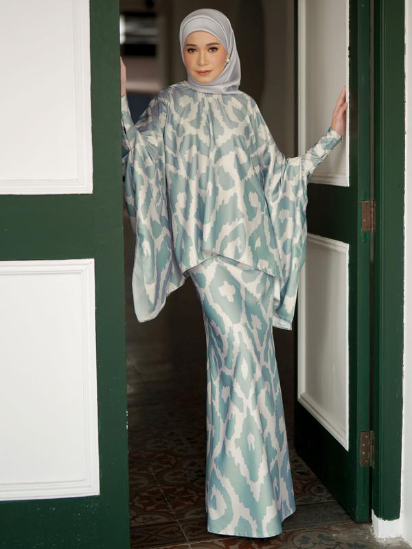 Daisy Kaftan - Mint Green By Zefiks - TikTok Shop Malaysia