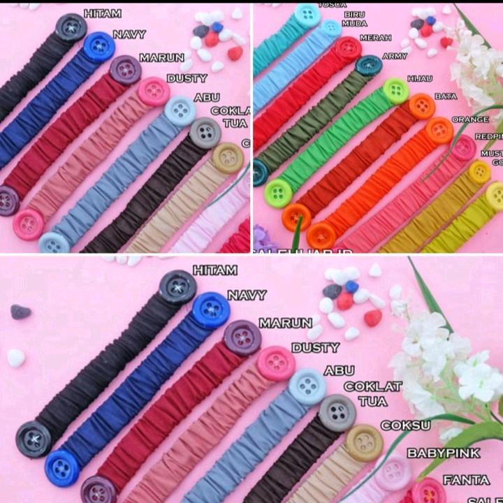 Konektor hijab/pengait masker kancing Kain Konektor Karet Masker - Shop ...