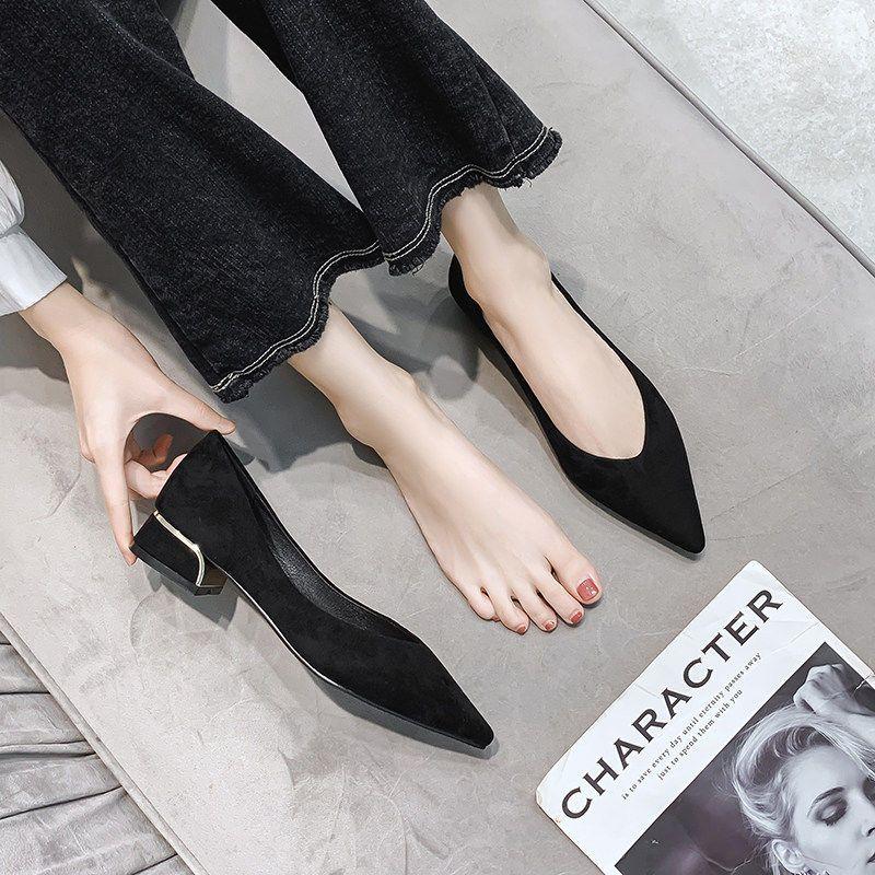 Kasut Tumit Chunky, Kaki Runcing, Untuk Wanita, Ketibaan Bar - TikTok ...