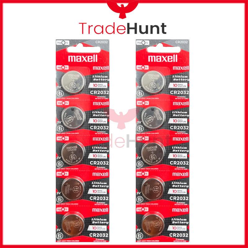 Trade Hunt High-Quality CR2032 Maxell Original Coil cell Replacement ...