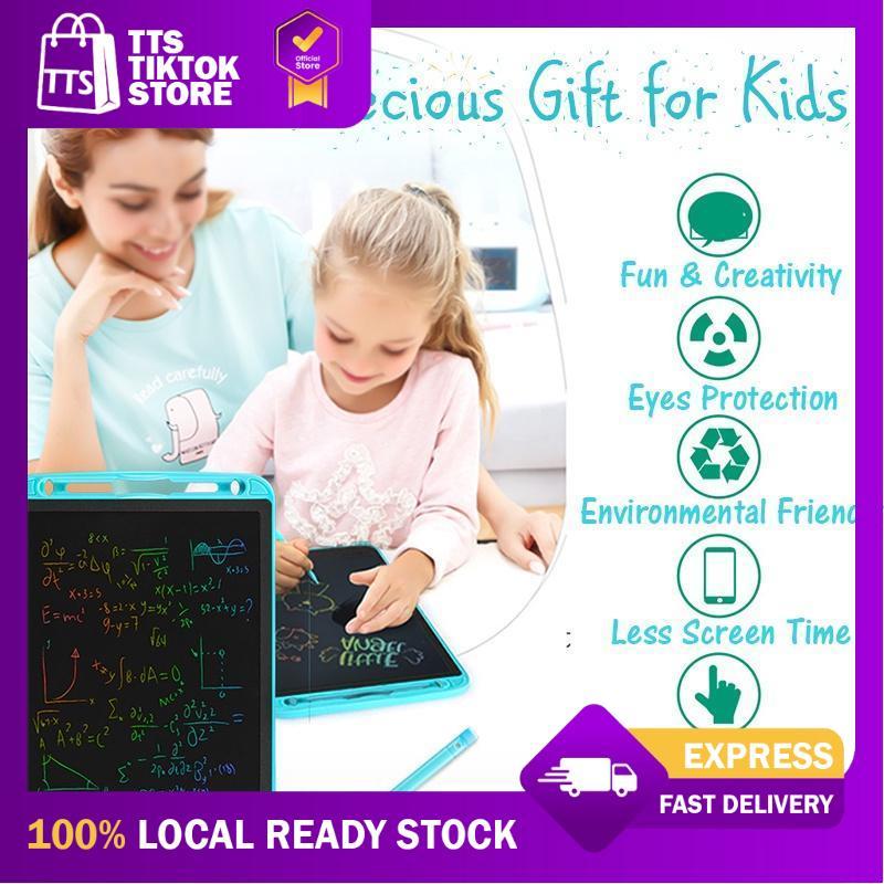 TTS 12 inch Kids Writing Drawing Tablet Partial Erase Smart Handwriting ...