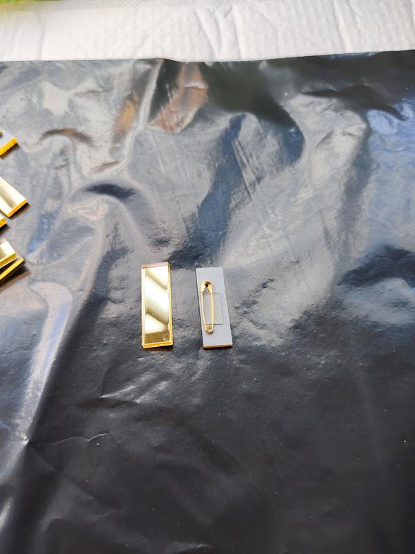 1pc gold Pins / Mourning gold Pin (Babang Luksa) Black Badge - TikTok ...
