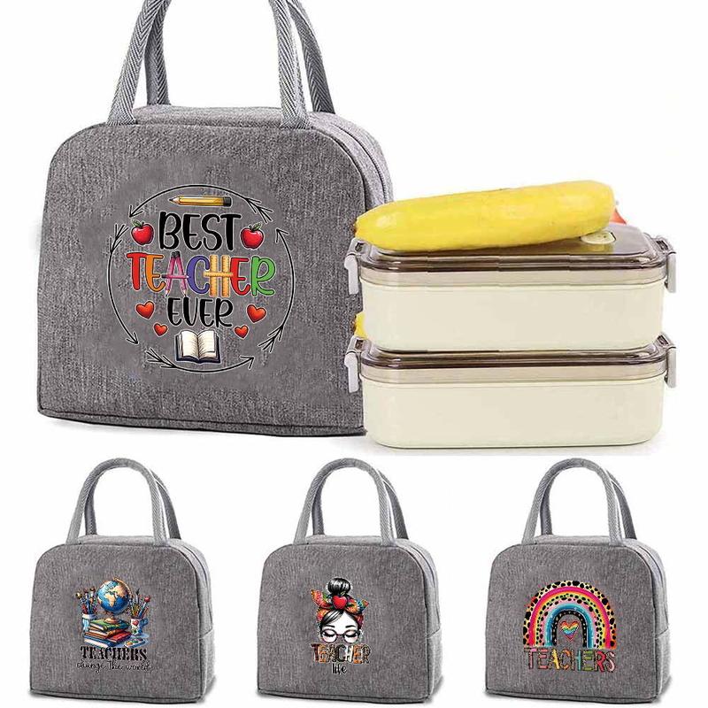 Teacher's Day gift, high-end lunch box storage bag, thicker canvas ...