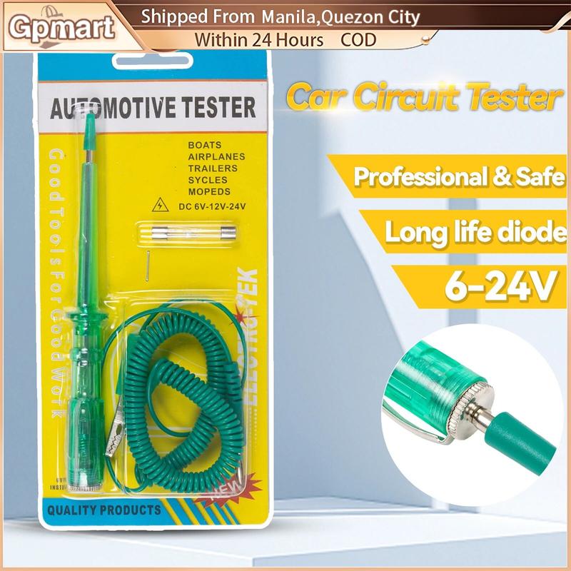 Auto Car Circuit Tester DC 6V 12V 24V Probe Light System Tes - TikTok ...