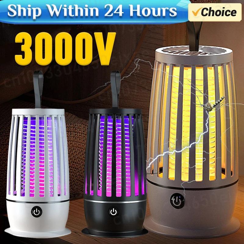 Electric Fly Catcher USB Rechargeable Electric Mosquito Swatter ...