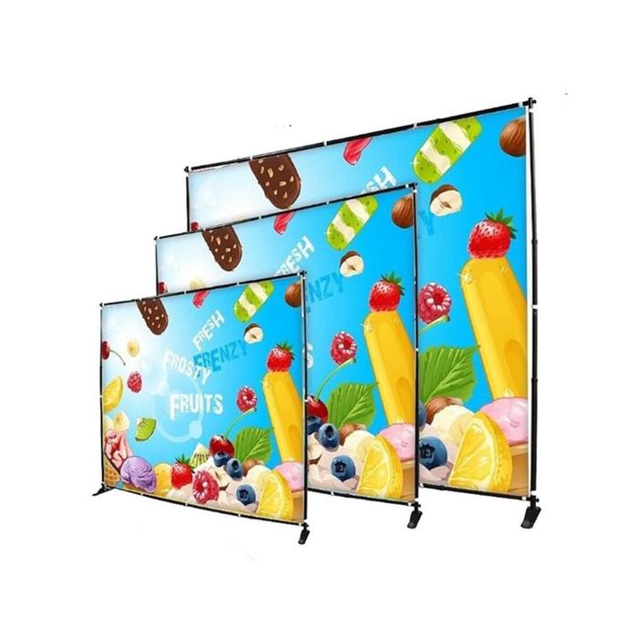 Jual Jumbo Banner Stand Banner Besar Backwall Ukuran 3 x 2,4 Meter ...