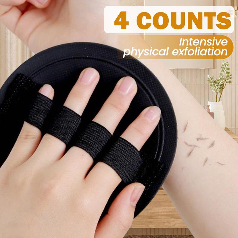 Round Exfoliating Gloves 4 Counts, Exfoliant Scrubber Glove for ...
