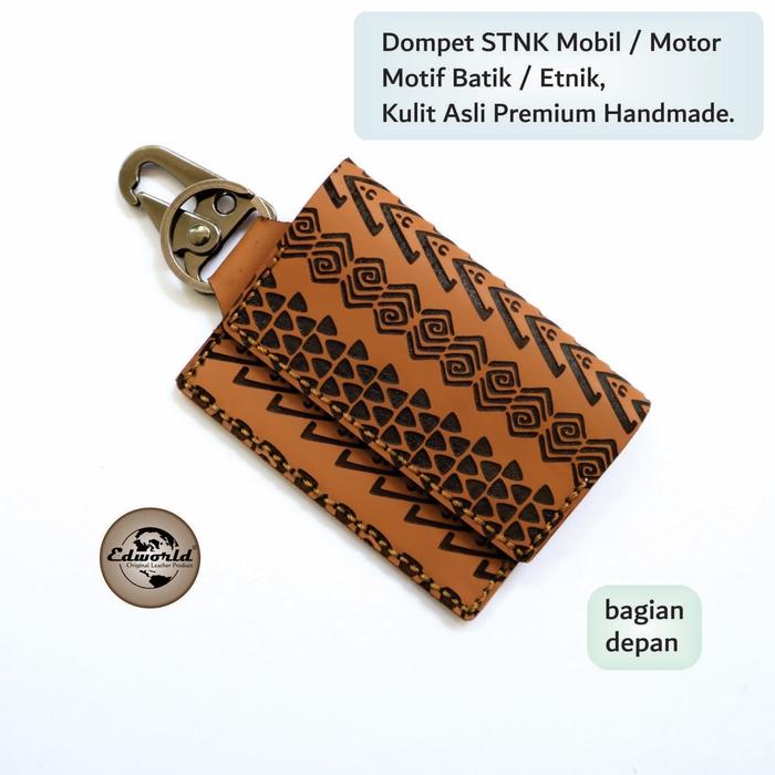 Promo Edworld - Dompet Kunci Kendaraan Kulit - Motif Batik Etnik - Kota ...