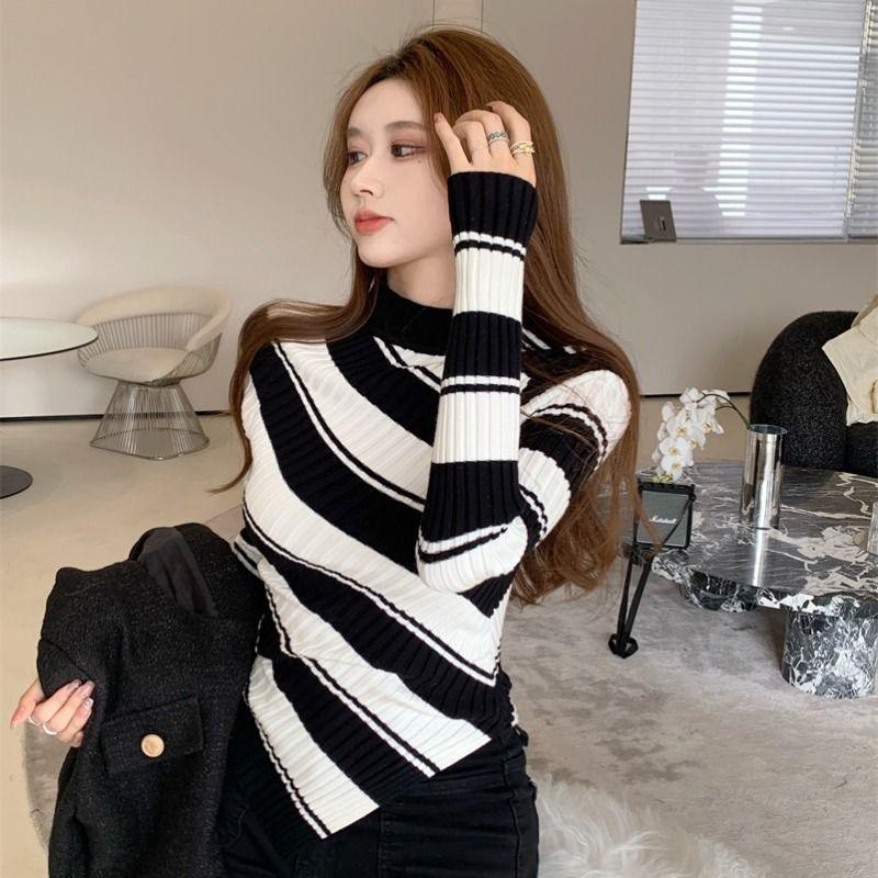 Baju Atasan Berkait, Slim Fit, Rekaan Unik, Niche, untuk Wanita ...