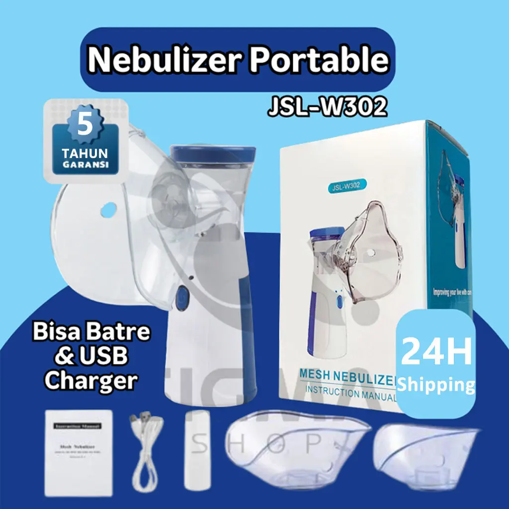 *Garansi 20 Tahun* Mesin Nebulizer Inhaler Genggam | Nebulizer Asma ...