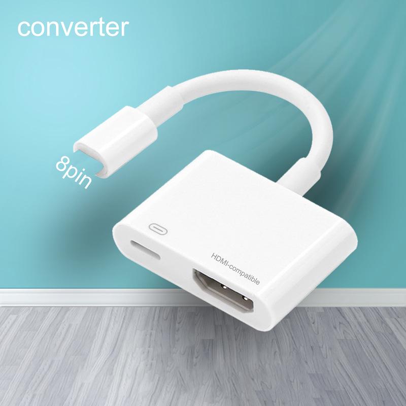 Full High Clarity 1080P Mini 8Pin to HDMI-compatible Digital - TikTok ...