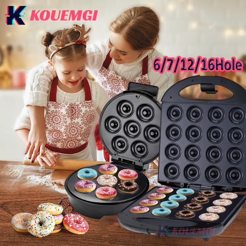 Donut Maker Machine16 12 7-hole Double Sided Heating Cake Maker ...