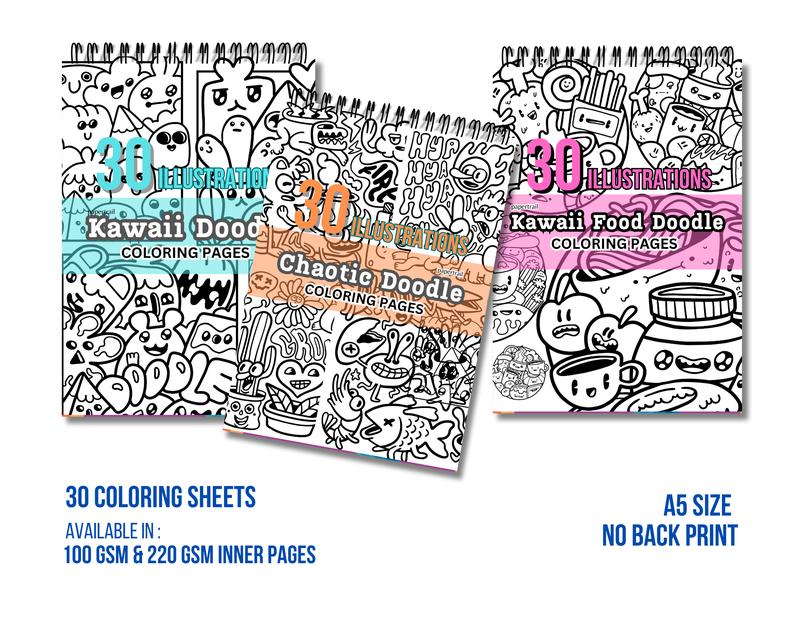 [papertrailPH] Kawaii Art Doodle/Chaotic Doodle/Kawaii Food Doodle ...