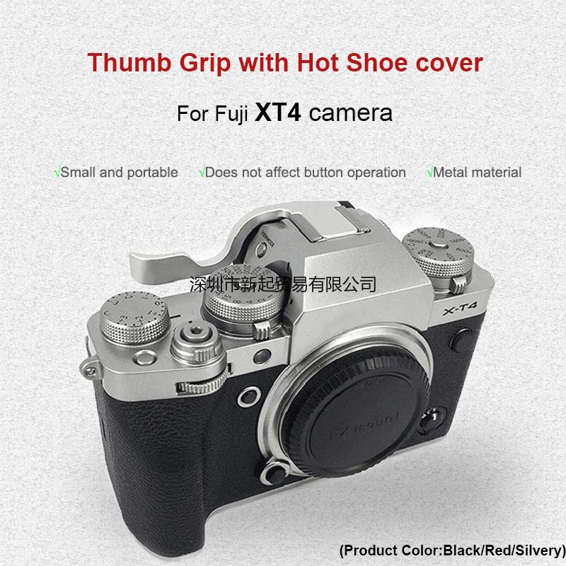 Metal Thumb Grip Holder Hand Grip for Fuji XT4 X-T4 Camera Secure ...