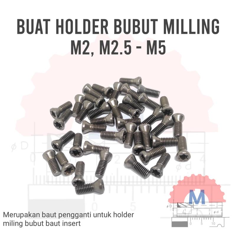 Baut insert Holder bubut miling baut baut bintang semua ukuran - Shop ...