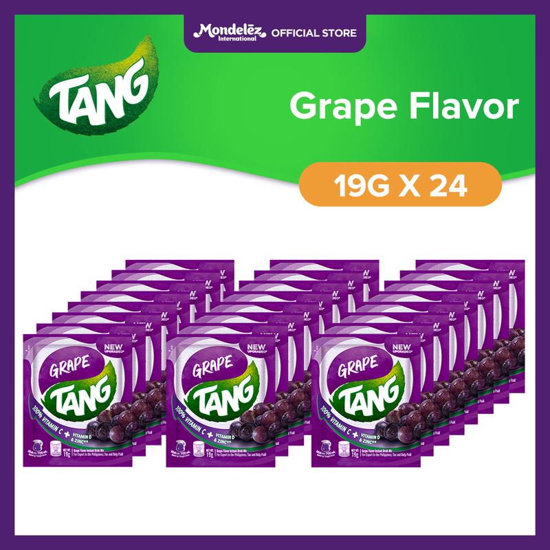 Tang Instant Drink Mix - Grape Flavor 19g with Vitamins and Minerals ...
