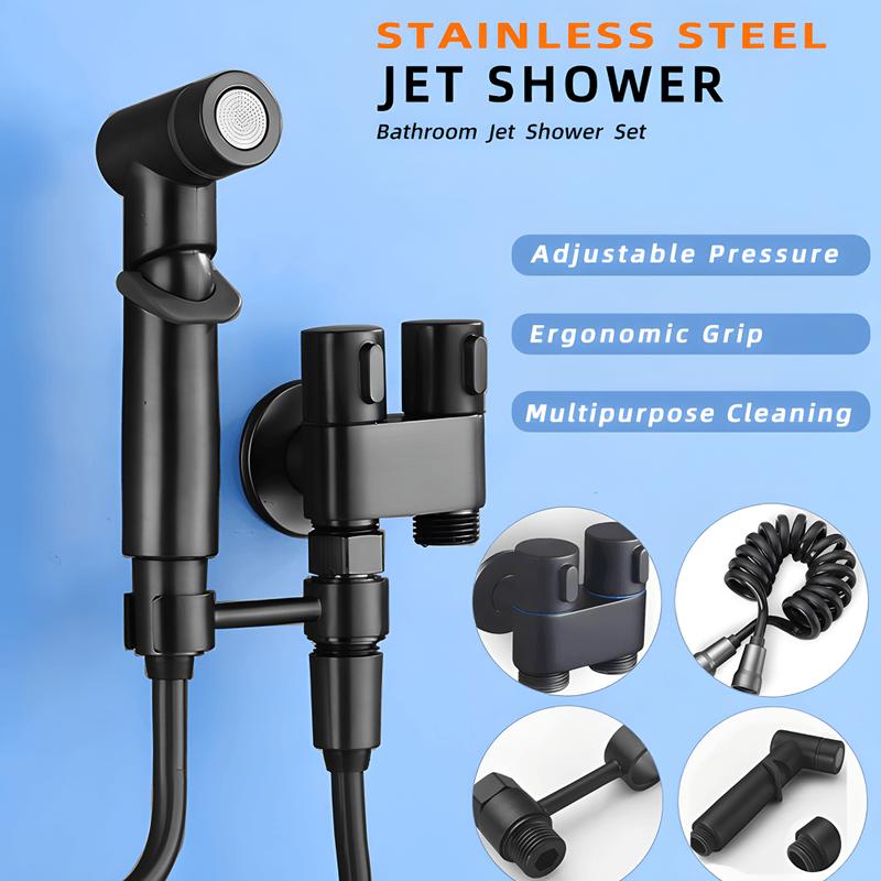 SUS304 Tahan Karat 1 Set Jet Shower Closet Jet Shower Kamar Mandi Kran ...