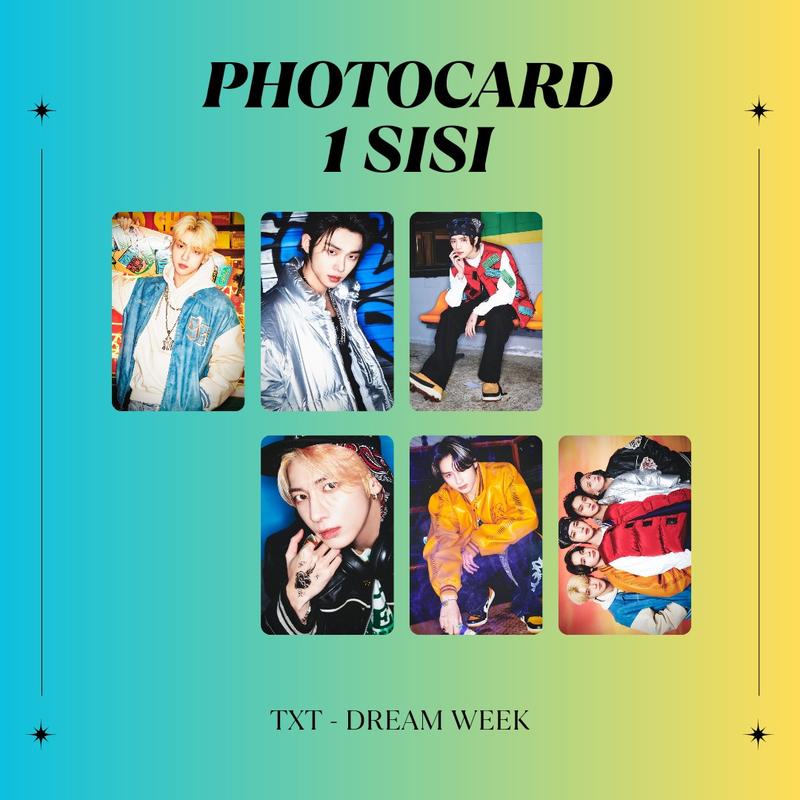 PHOTOCARD TXT (1 SISI GLOSY) Cards - Shop | Tokopedia