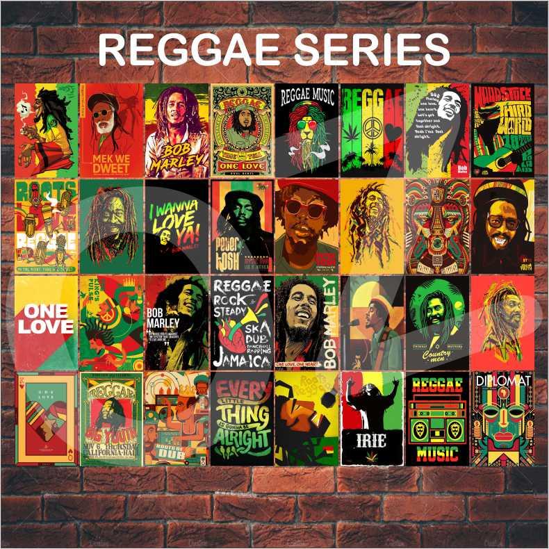 POSTER REGGEA / POSTER RASTA / POSTER DINGDING AESTHETIC / MURAH ISI 32 ...
