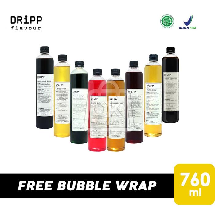 Promo DRiPP Syrup All Variant / Sirup Minuman Cafe (Botol 760ml) Sirup ...