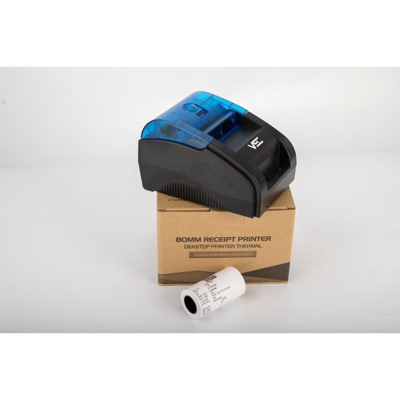 PRINTER KASIR/PPOB THERMAL 80MM VSC TM-80D ANDROID IOS BLUETOOTH RJ 11 ...