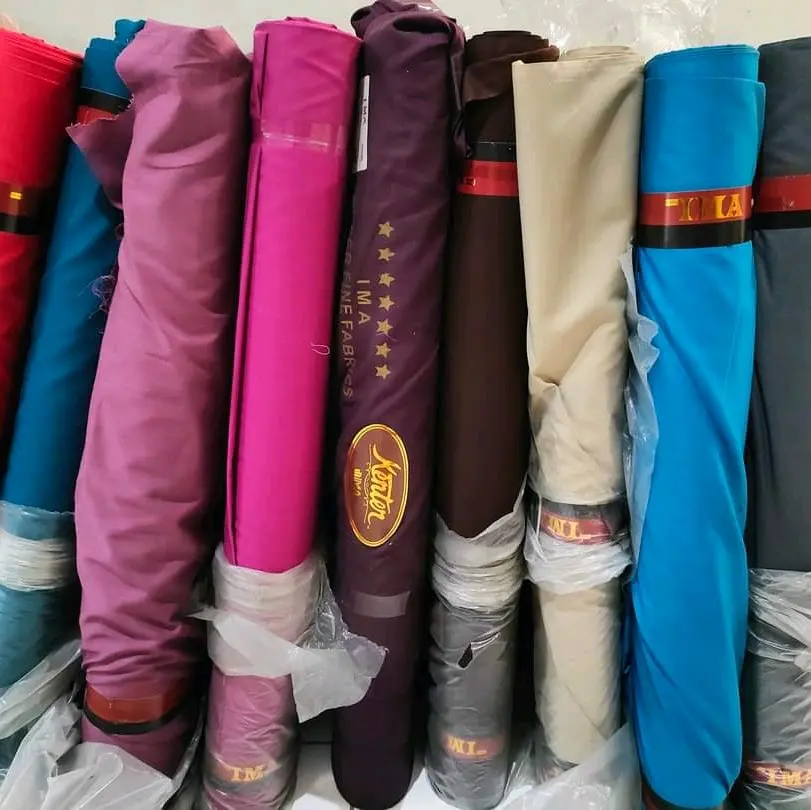 KAIN KATUN IMA SLUB LEBAR 1,5m Katun Bisa Dicuci - Shop | Tokopedia