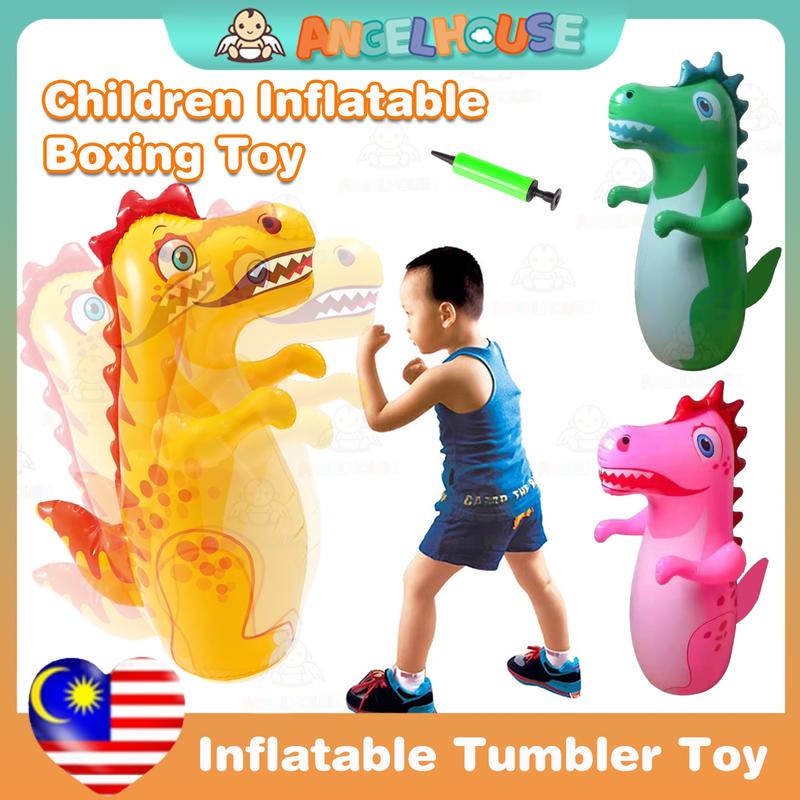 90cm Kids Inflatable Boxer 3D Boxing Punching Tumbler Inflatable ...