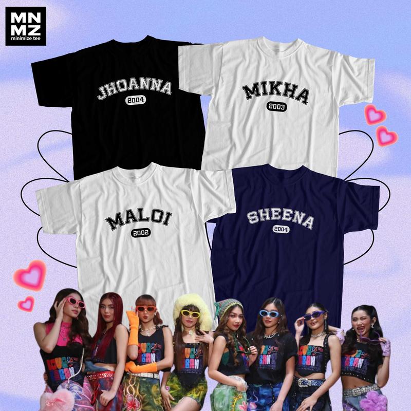 BINI MEMBERS SHIRT | MINIMIZE TEE T-SHIRT - TikTok Shop Philippines