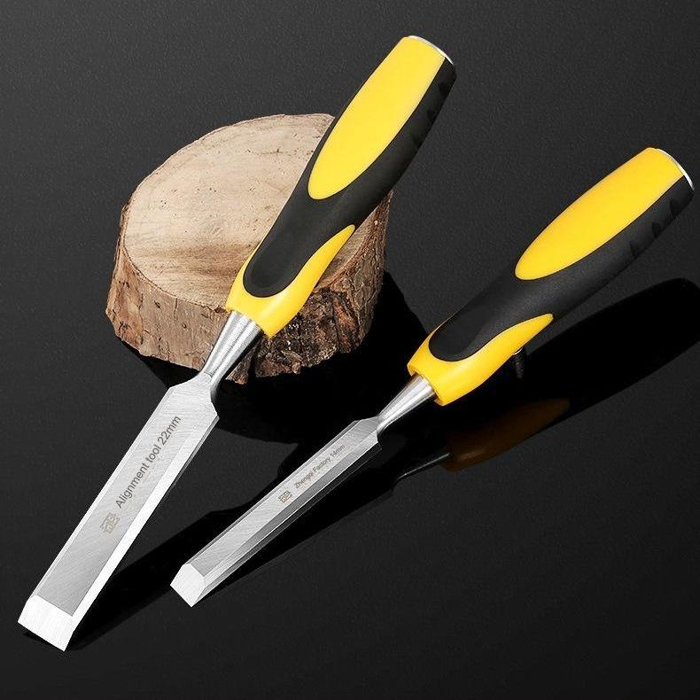 10-38mm Rubber Handle Woodworking Chisel Wood Carving Tools Chisel ...
