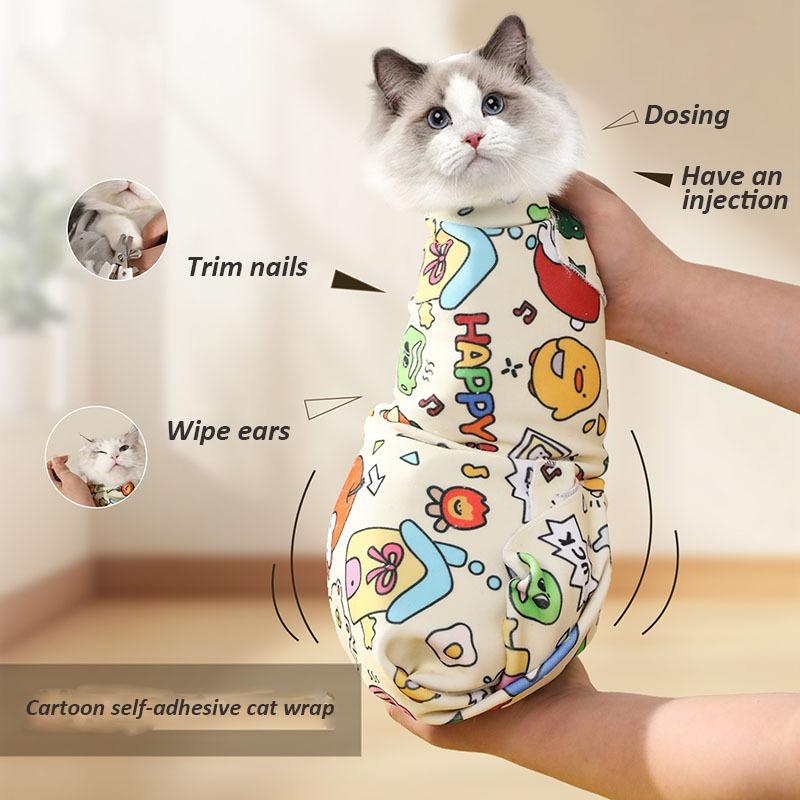 New Pet Grooming Fixed Cloth Pet Wrap Cat Wrap Nail Clipper Injections ...