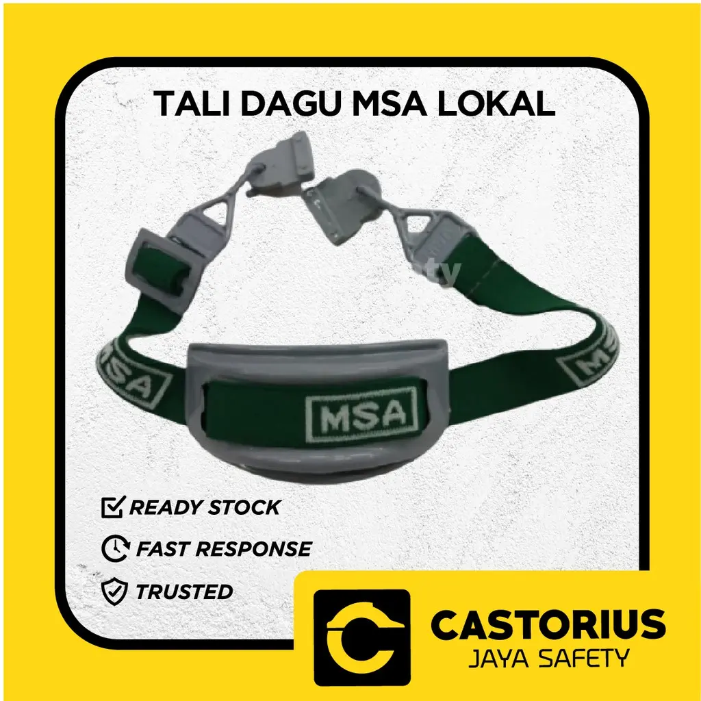 TALI DAGU MSA LOKAL (KARET & NYLON) HELM SAFETY PROYEK TALI DAGU SAFETY ...