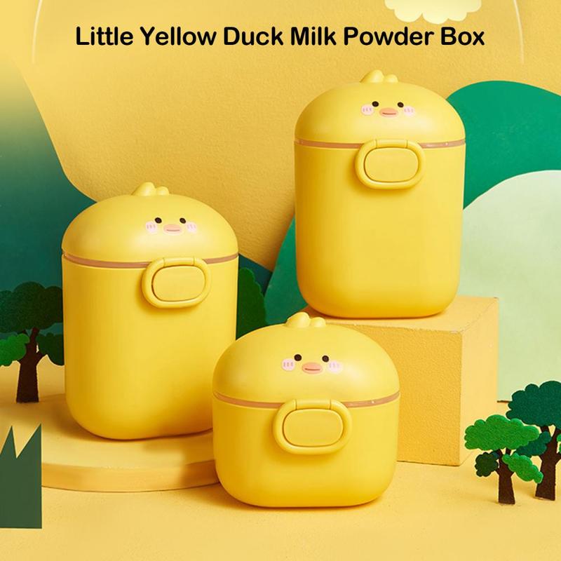 Powdered Milk Container Cute Duckling Milk Powder Dispenser with ...