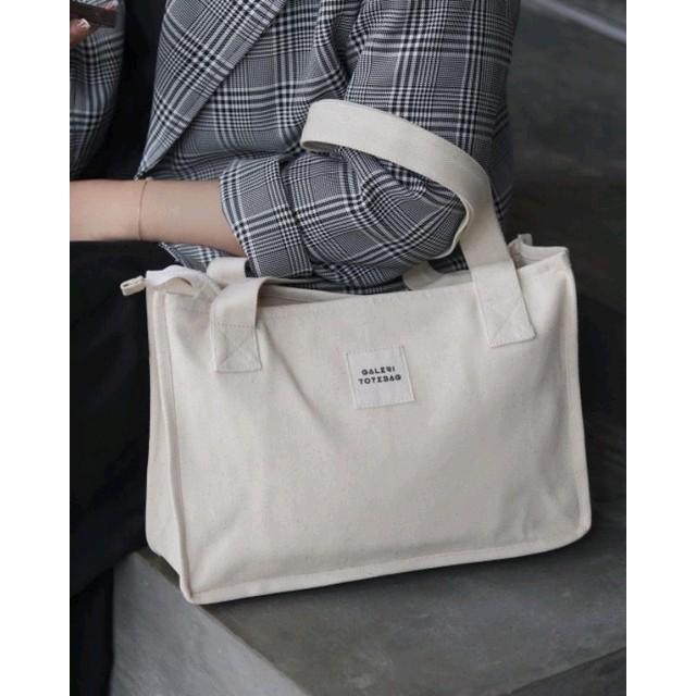 GREIGE TOTEBAG KANVAS POLOS/ TOTEBAG KOREA - Shop | Tokopedia