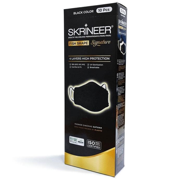 Promo SKRINEER FISH SHAPE BLACK BOX 10'S - Jakarta Timur - Masker ...